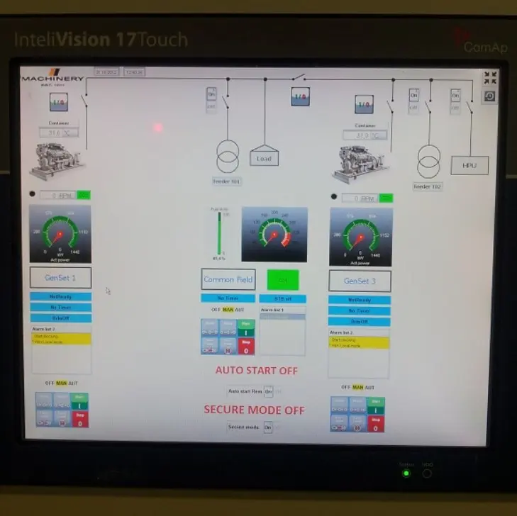 ComAp - Ship Control System for the MV Aura